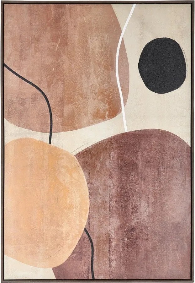 Tištěný/s ručně malovanými prvky obraz s rámem/na plátně 83x123 cm Gallery – Bizzotto