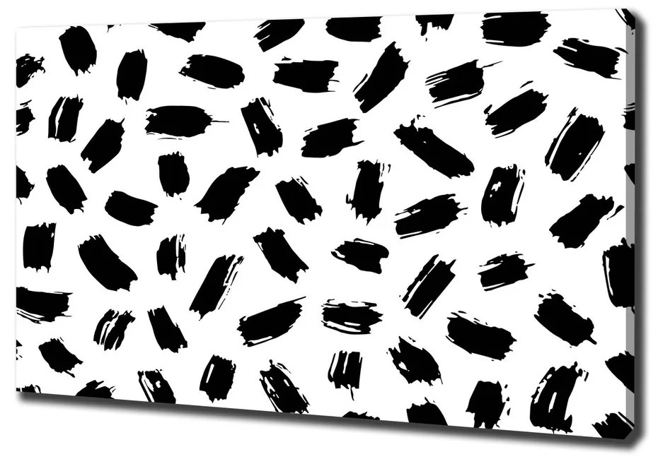 Wallmuralia Foto obraz na plátně Černobílé skvrny 100x70 cm