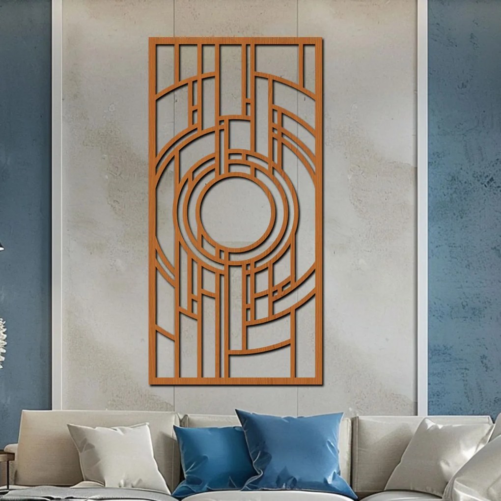 dřevo života Dřevěný panel GATSBY V Zvolte rozměr (cm): 40x80, Zvolte barvu dekoru: Černá