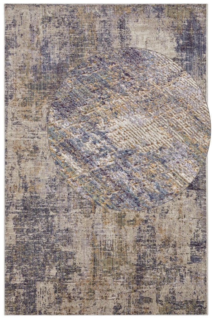 Hanse Home, Kusový koberec Cairo 105586 Gizeh Cream Blue – na ven i na doma, 80x120, modrá, chodba / předsíň