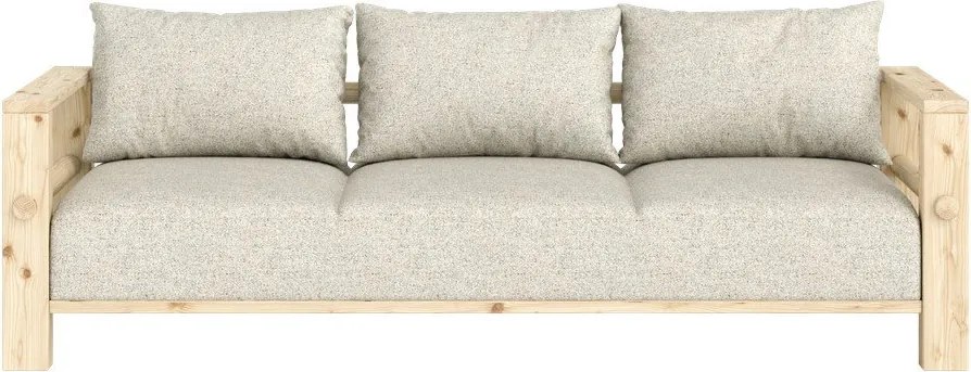 Světle šedá pohovka 225 cm Bare – Karup