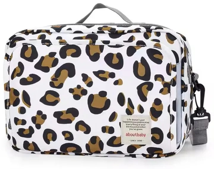 Organizér / přebalovací taška na kočárek v 18 moderních designech Barva: leopard