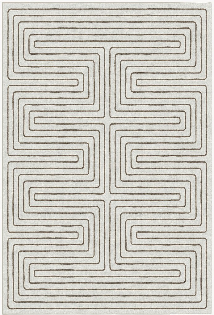 Pratelný koberec's nízkým vlasem Labyrinth by Jonathan Adler