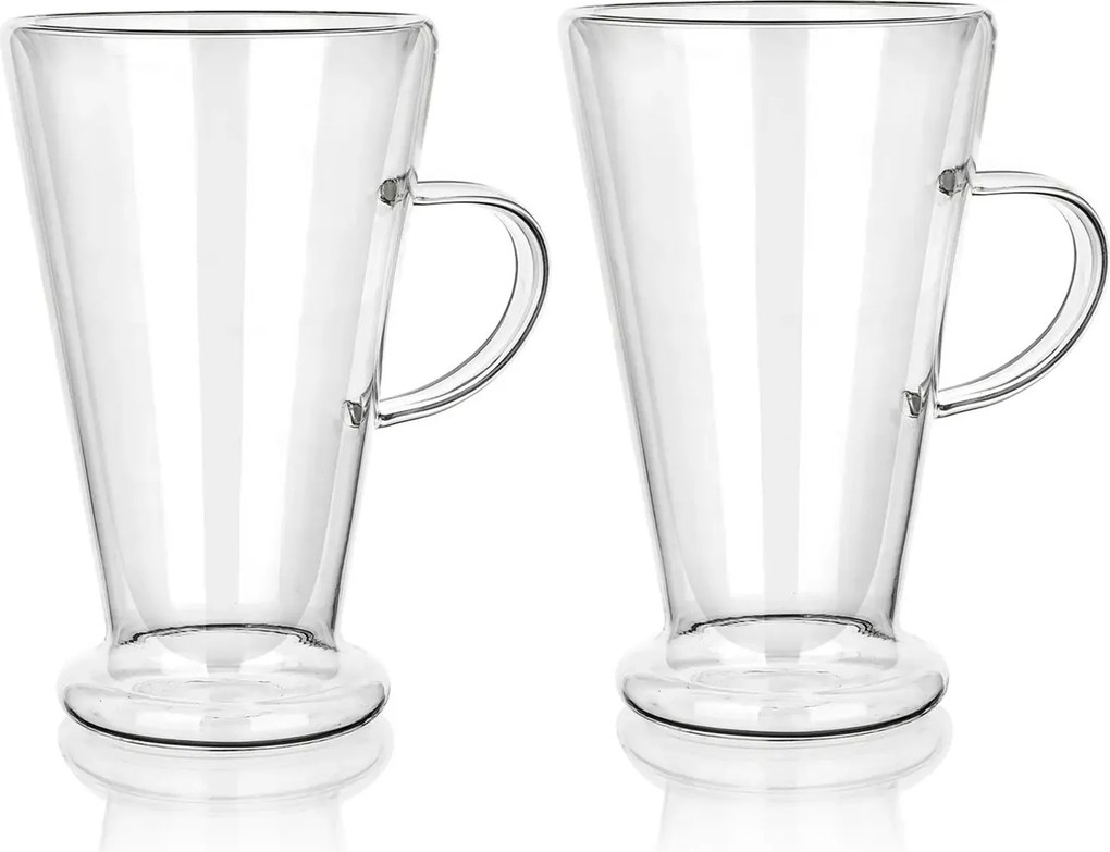 Banquet Doblo dvoustěnné skleněné hrnky 400 ml 2 ks