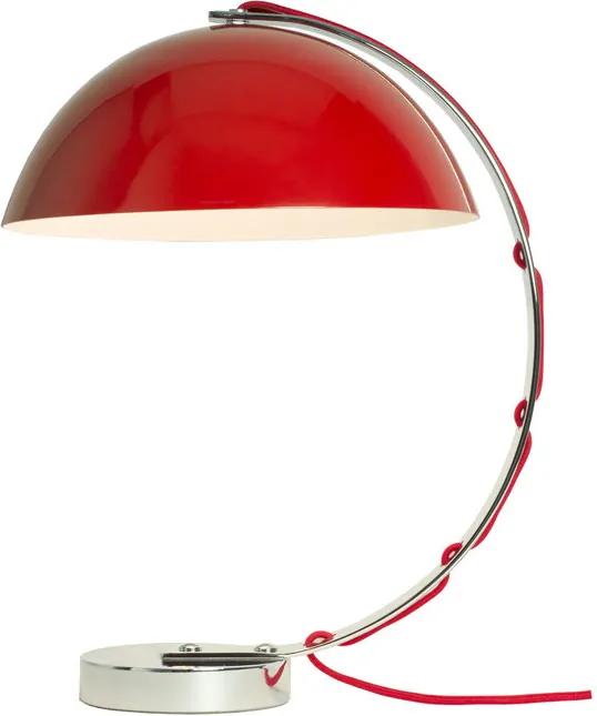 Stolní lampa Original BTC London (červená, chrom) FT462R