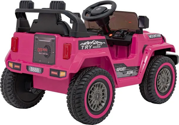Elektrické autíčko Off Road MOUNTAIN růžové