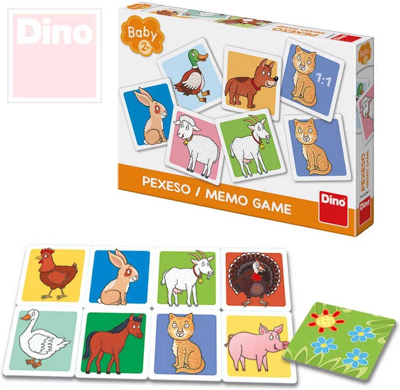 DINO Baby pexeso zvířátka *SPOLEČENSKÉ HRY* dn621961