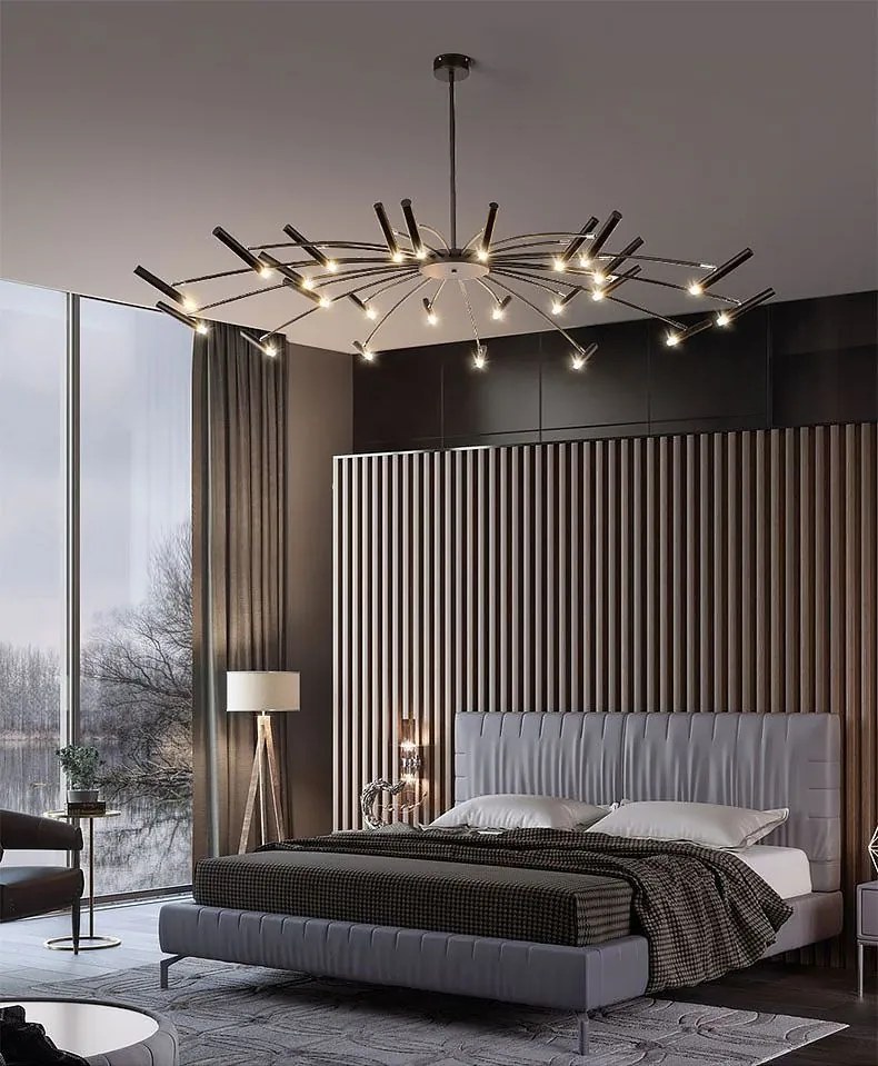Toolight Toolight, stropní lampa 15xG9 APP1196-15CP, černá, OSW-40113
