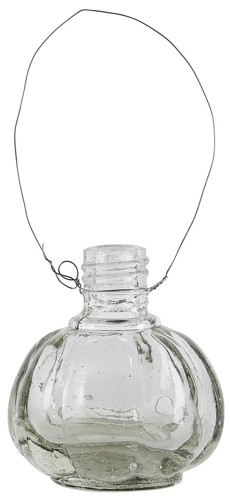 IB LAURSEN Miniaturní závěsná vázička Clear Vase Ø 3,9 cm, čirá barva, sklo