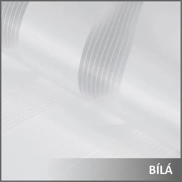 Dekodum Roleta den a noc v antracitové kazetě soft, barva látky Bílá Šířka (cm): 111, Výška (cm): Balkonová (do 200 cm), Strana mechanismu: Levá