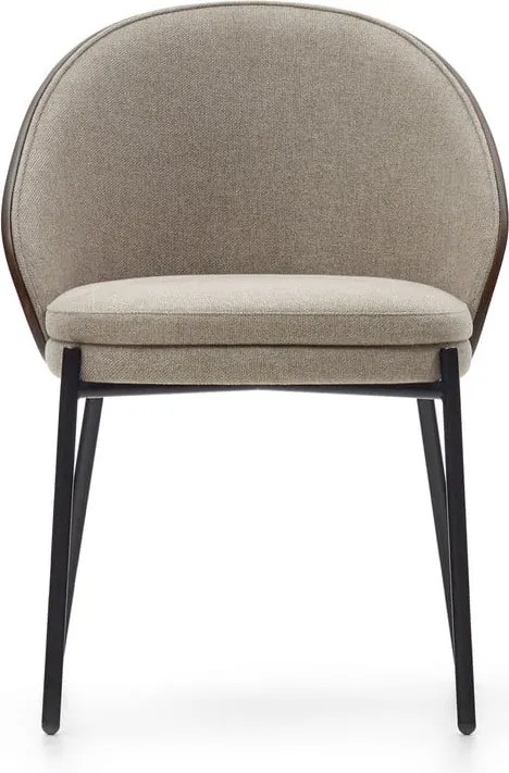 Béžové čalouněné jídelní křeslo Eamy – Kave Home