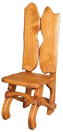 Drewmax MO239 židle - Zahradní židle ze smrkového dřeva, lakovaná 44x52x122cm - Týk lak