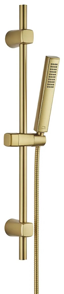 Laveo Pola, sprchový sloup 70cm s ruční sprchovou hlavicí, zlatá matná, LAV-NAP_G1AB