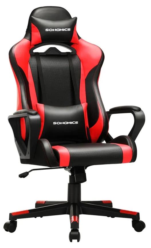 Herní židle Terax černo-červená