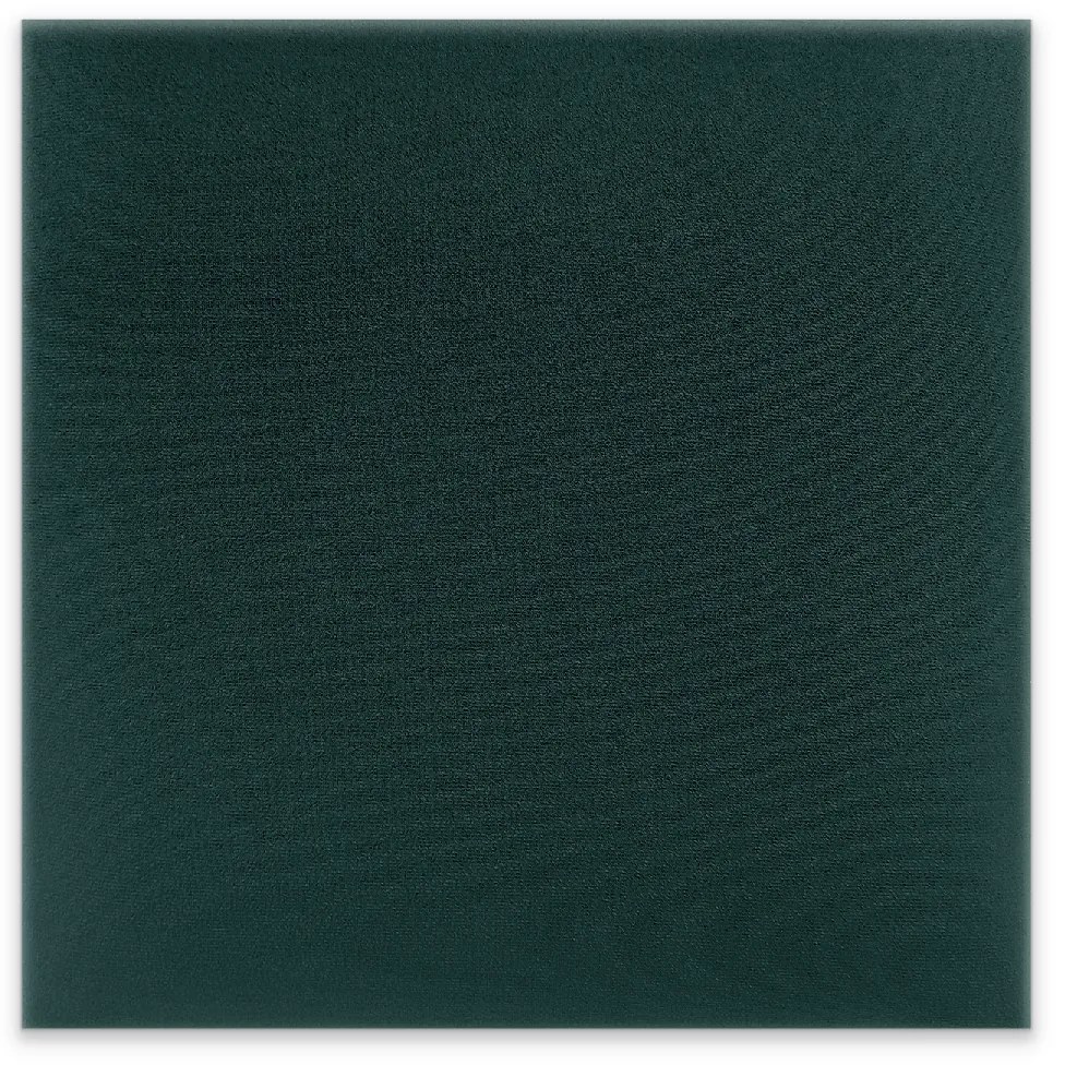 Čalouněný panel - Čtverec - 40x40cm Barva: Lahvově zelená