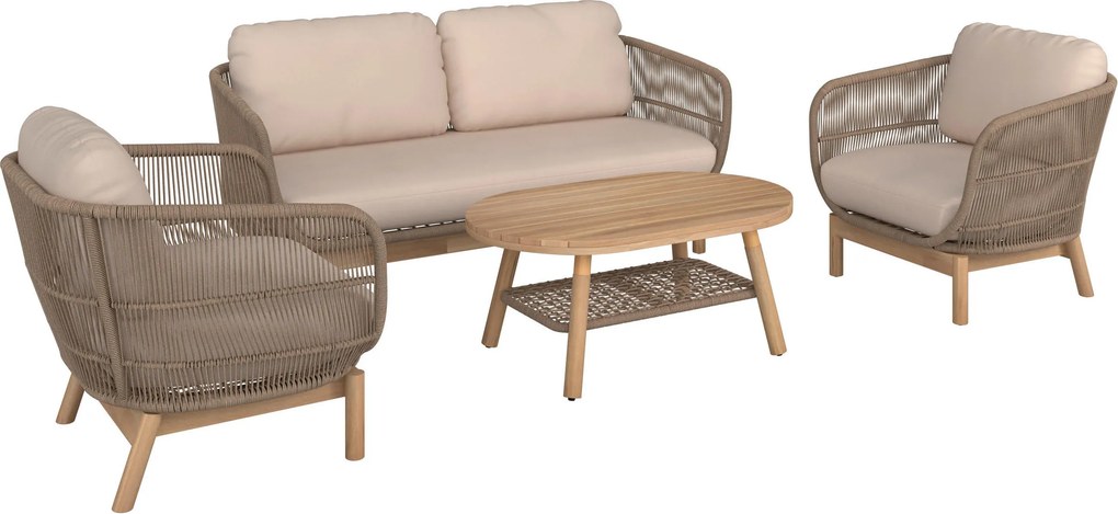 XXXLutz ZAHRADNÍ SADA 11dílné, dřevo, kov, textil Ambia Garden - 002304000809