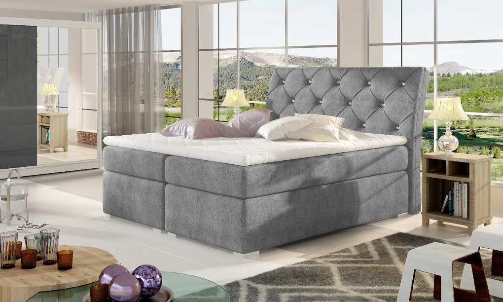 Balvin boxspring postel 180X200 Materiál / Dekor: Paros 06