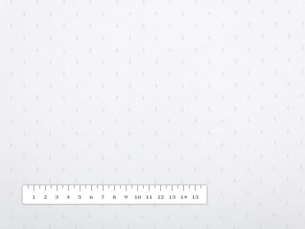 Biante Teflonový běhoun na stůl TF-056 Drobné nopky na bílém 45x140 cm