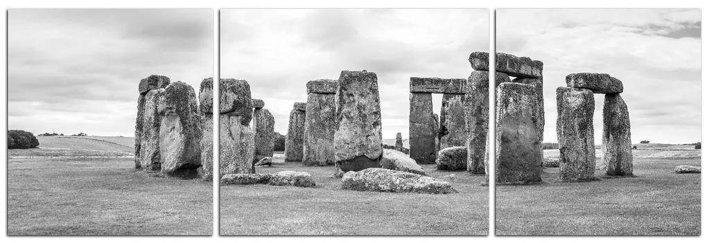 Obraz na plátně - Stonehenge - panoráma. 506ČC (120x40 cm)
