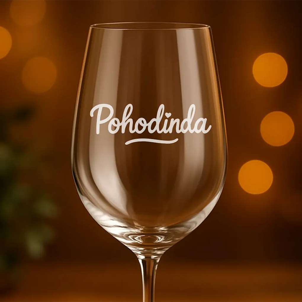 Ahome CZ Čirá sklenice na víno 450ml - Pohodinda