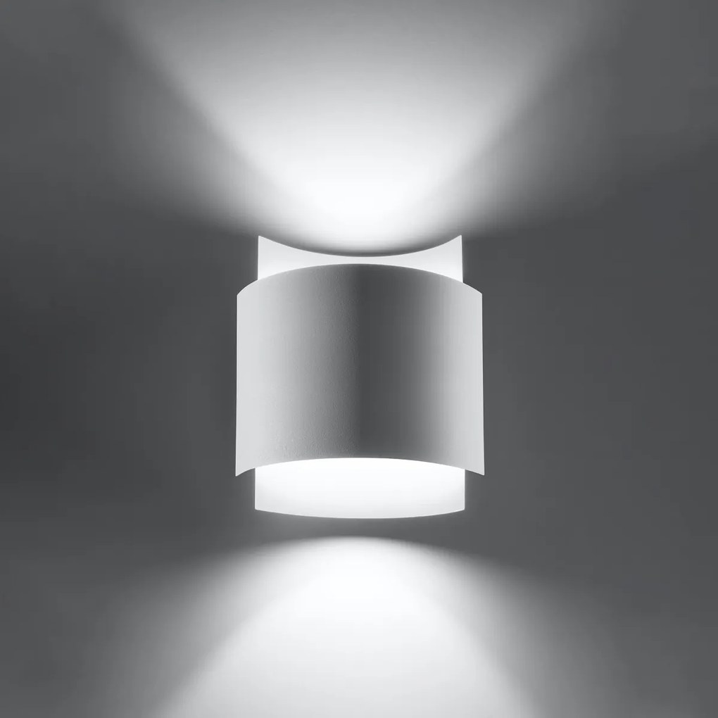 Sollux Lighting Nástěnné svítidlo IMPACT bílé