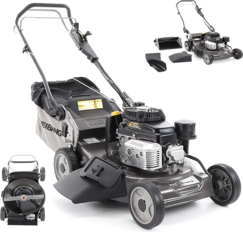 Weibang WB 536 SKVPRO Profi benzínová sekačka 53 cm, Kawasaki OHV, pojezd kovová převodovka, spojka nože – Servis ČR