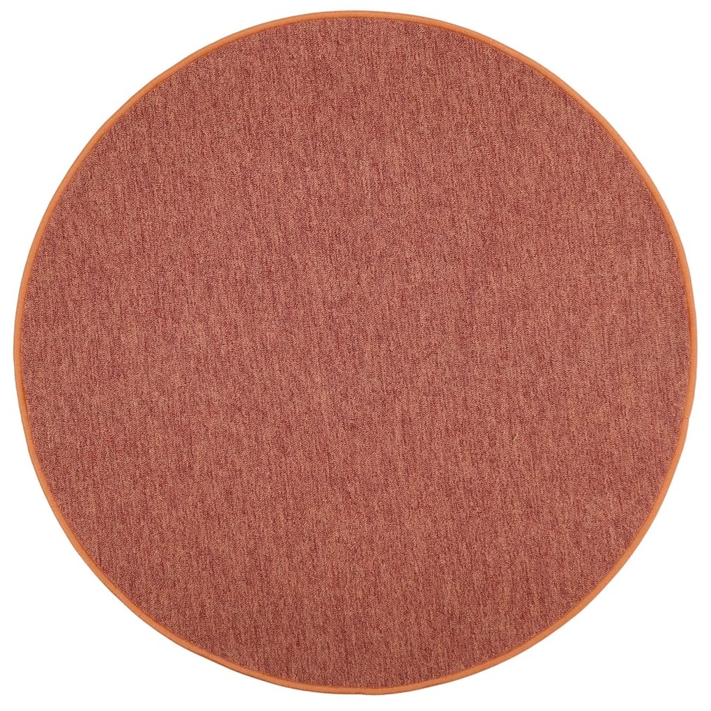 Vopi, Kusový koberec Astra terra kruh, 80x80 (průměr) kruh, oranžová, chodba / předsíň