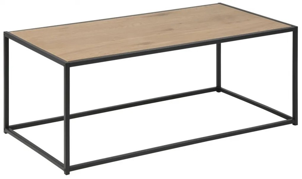 Konferenční stolek Darila 100 cm, černá/dub