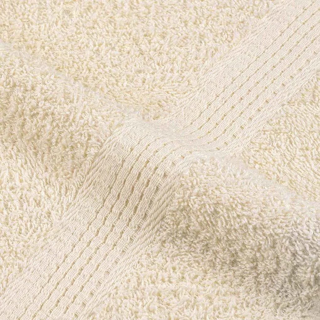 Ručníky do sprchy FROGN 4 ks krémové 70 x 140 cm 360 g/m² 137002