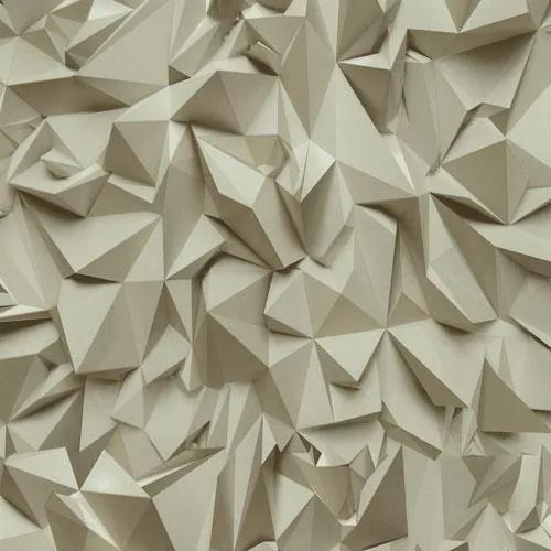 Vliesové tapety na zeď Times - 3D hrany hnědé