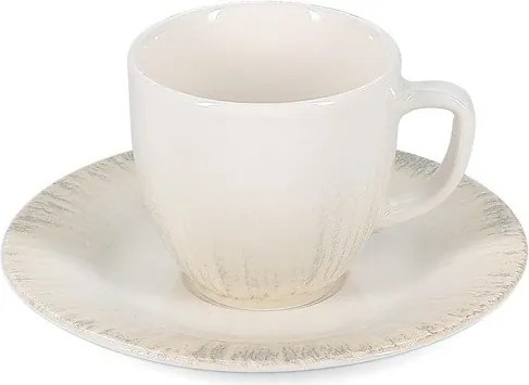 Světle šedý porcelánový šálek na cappuccino 200 ml Nuance – BonBistro