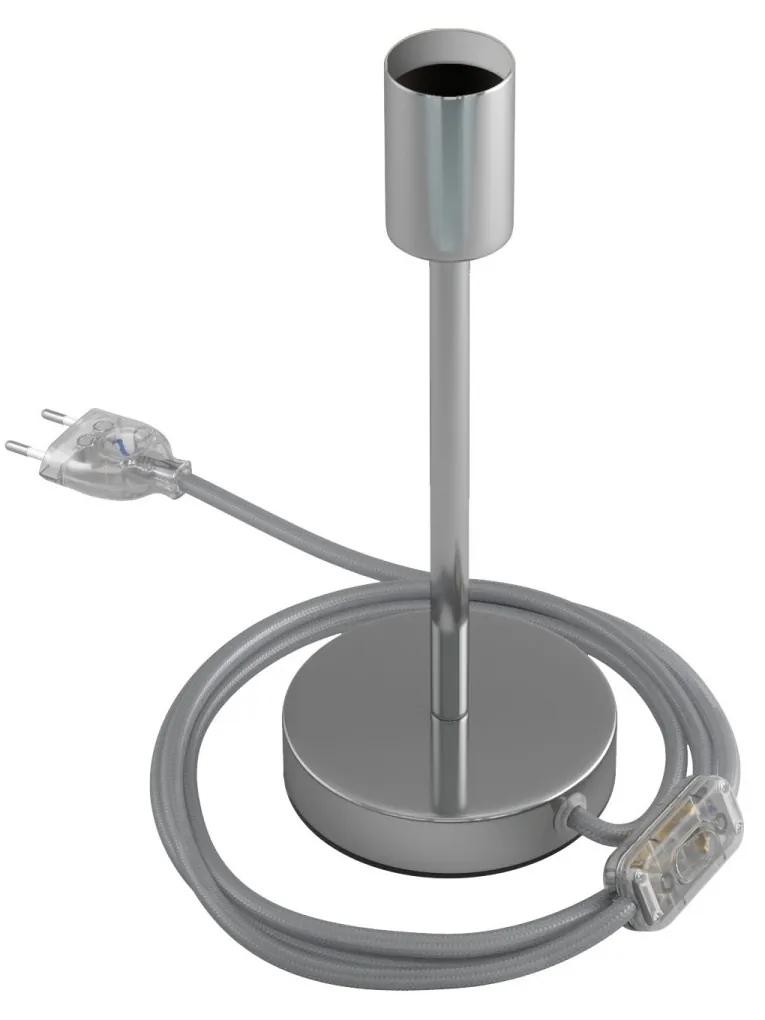 creative cables Kovová stolní lampa Alzaluce Velikost: 30 cm, Barva: Matný chrom