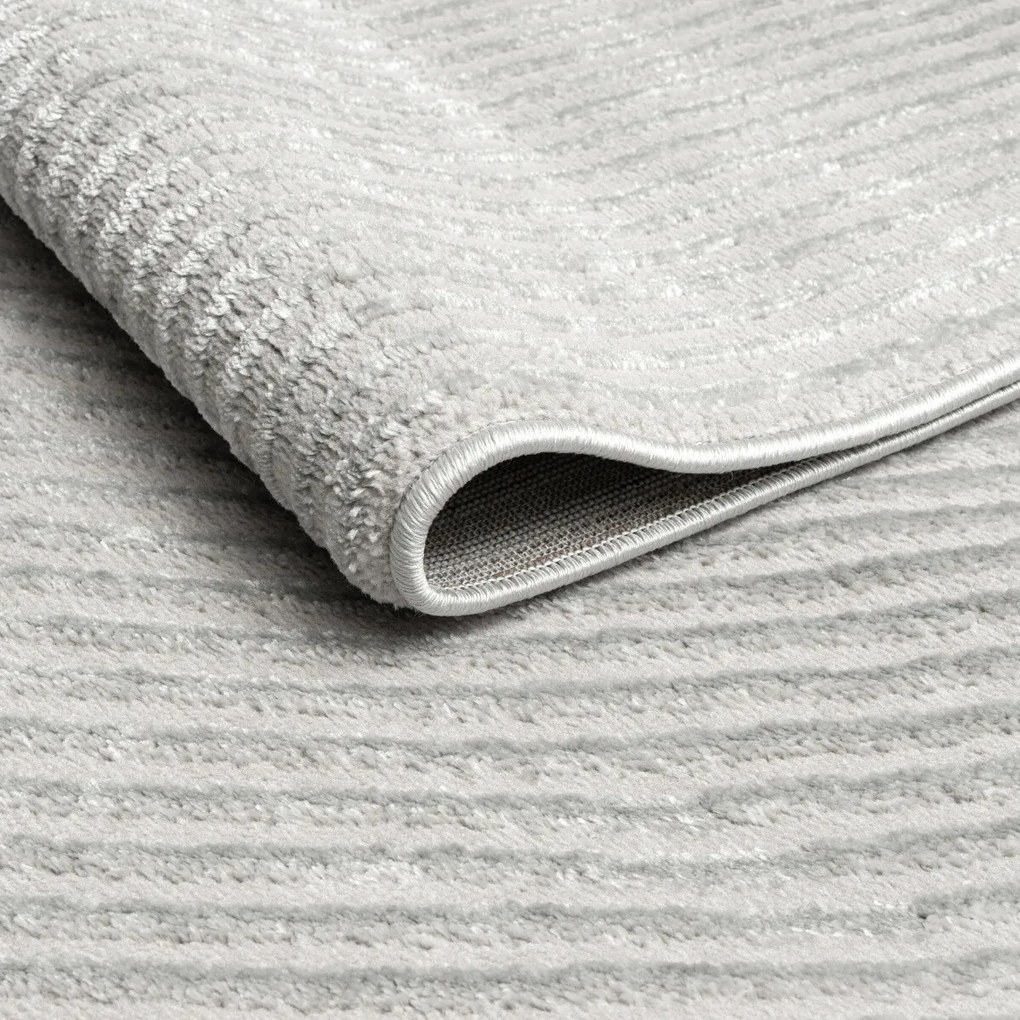Angel Carpet, Kusový koberec Zafiro 19 Grey, 80x150, šedá, kancelář