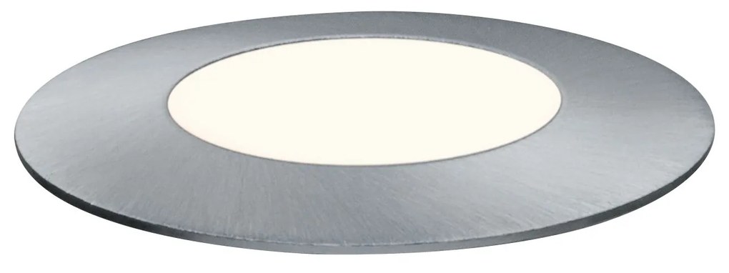 Paulmann 93952 Plug&Shine Mini, zápustné svítidlo do exteriéru 1x2,5W LED 4000K stmívatelné, stříbrná, IP65