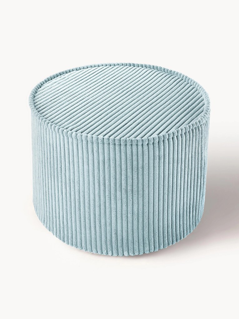 Dětský puf z manšestru Sugar, Ø 40 cm