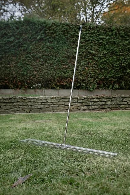 IQ Garden Nivelační a zapravovací hrábě 115 cm - nerez 311552