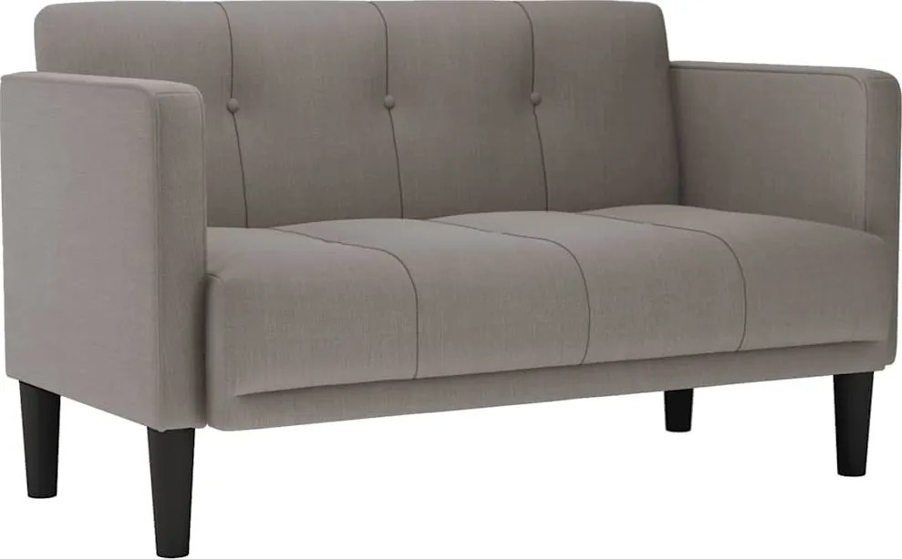 vidaXL Loveseat Sofa 111 cm textil [4100561] Barva: světle šedá