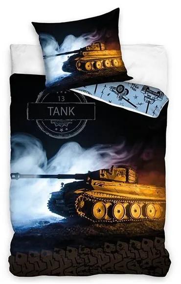 Bedtex Bavlněné povlečení – Tank Tiger 13 Panzerregiment 140x200/70x90cm