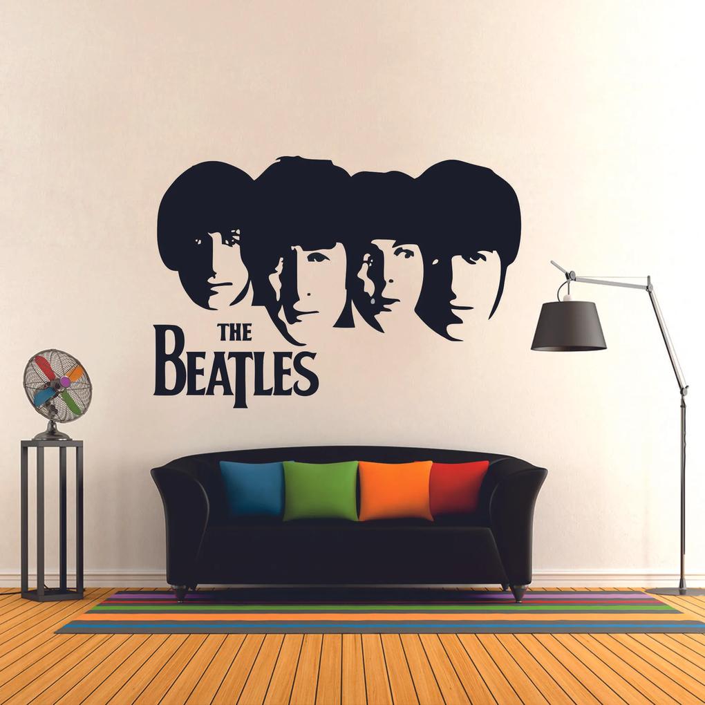 Samolepka na zeď - The Beatles (95x65 cm) - PopyDesign
