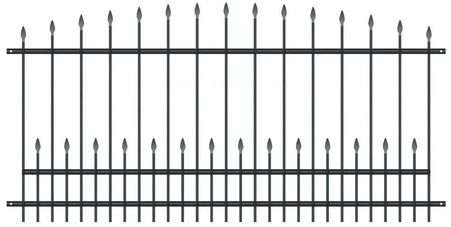Kovové plotové pole PLP31