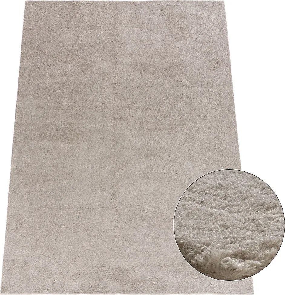 BE Koberec Modern 3795 SAND/VIZON - béžový obdélníkový Rozměr: 80x150 cm