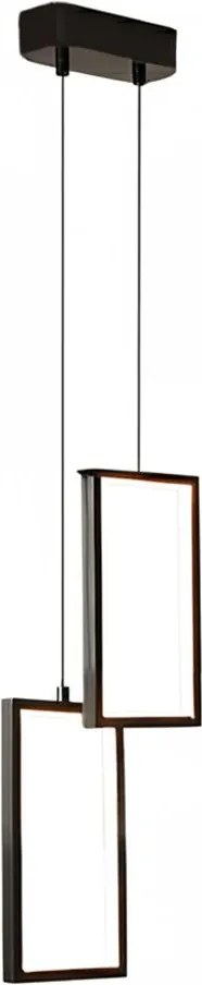 Toolight Toolight, LED závěsné osvětlení, 12W, 3000K, 3500lm, LHJ085-2CP, černá, OSW-50059