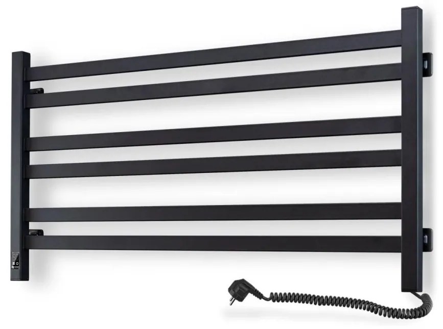 Navin Koupelnový žebříkový radiátor s term. AVANGARD 316W/230V 50,6cm IP44 černá pravá 12-228053-9050