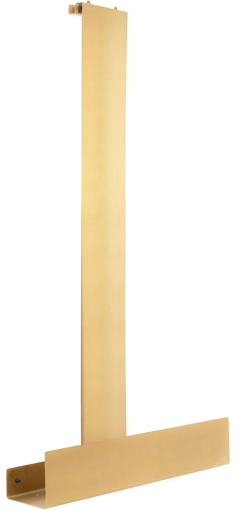 Rea Tori, koupelnová závěsná polička 40x9,5x75,5 cm, zlatá matná, REA-85001