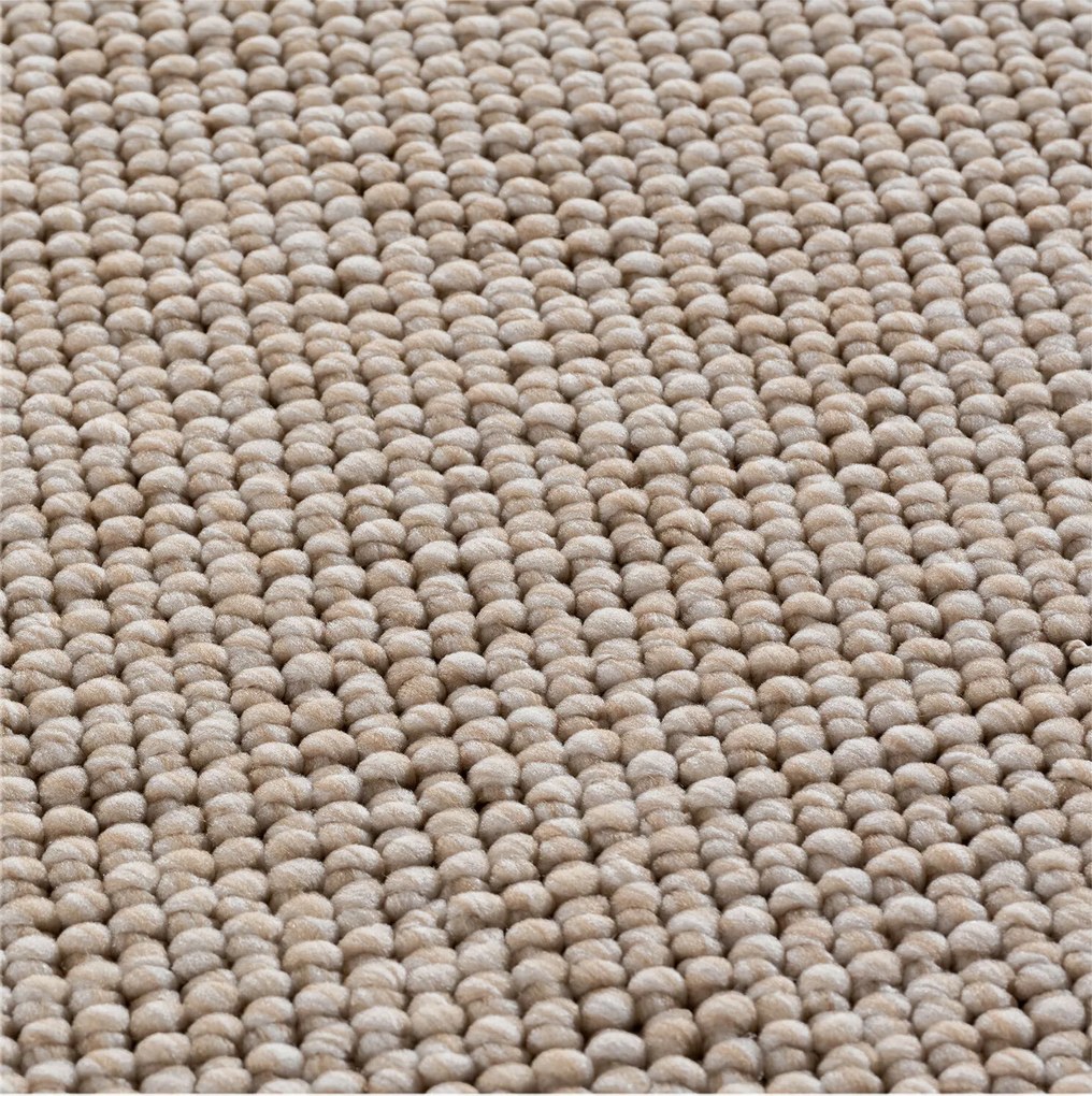 Ayyildiz, Kusový koberec Helix 2200 beige kruh, 200x200, béžová, chodba / předsíň
