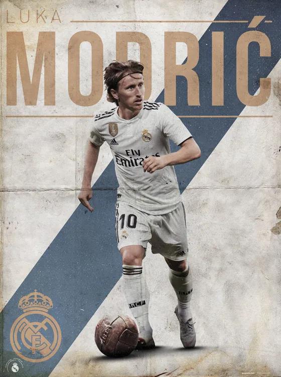 Obraz, Reprodukce - Real Madrid - Modric, (30 x 40 cm)