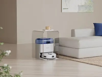 Ecovacs Deebot Mini bílá, modrá / Robotický vysavač / vysávání mopová