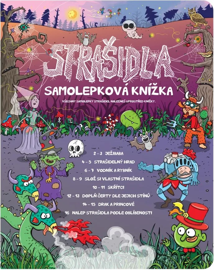 ALBI KČ Samolepková knížka Strašidla