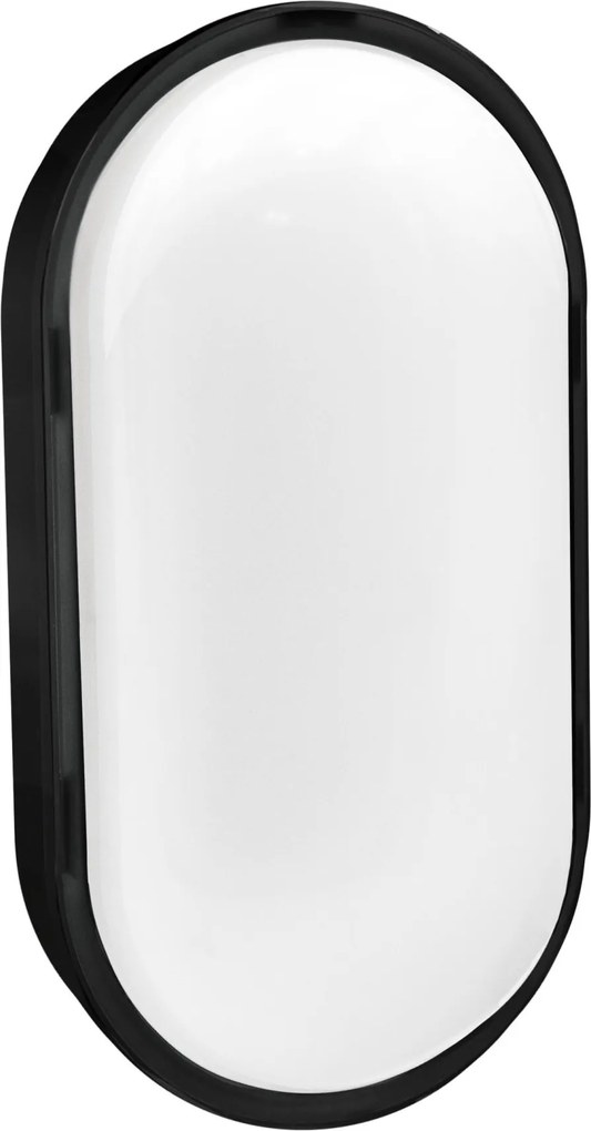 CEN SMON-242740 SIMPLY LED stropní svítidlo venkovní černé Oval 24W 4000K CB 1920lm IP65  - CENTURY