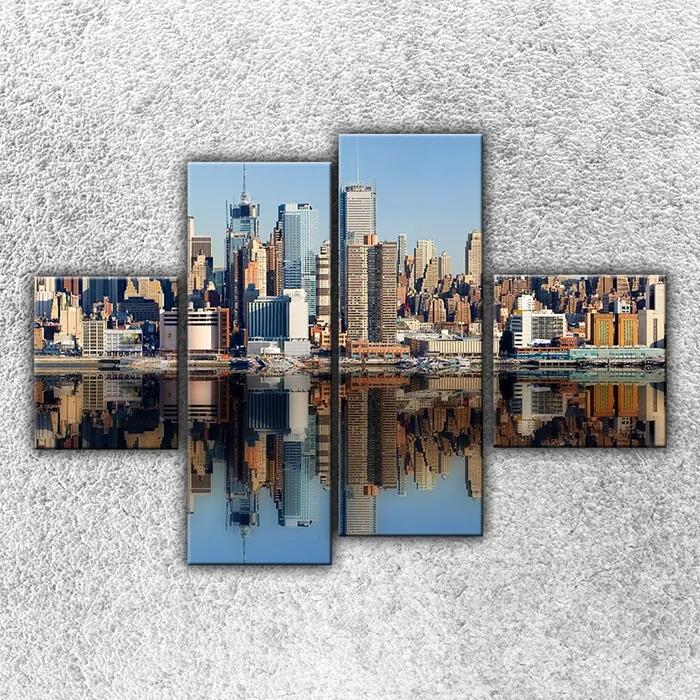 4 dílný obraz Manhattan 1
